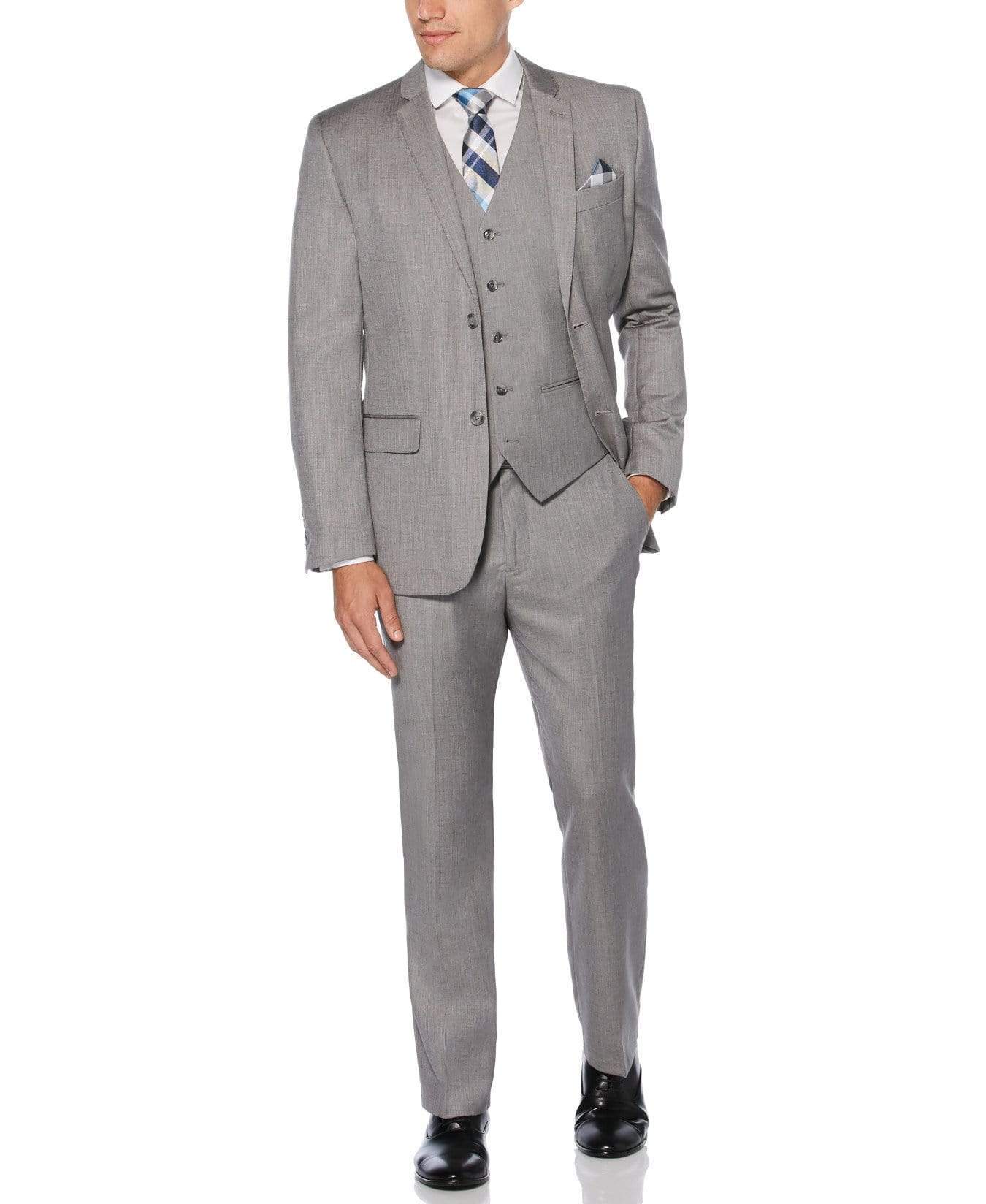 Big & Tall Textured Suit Jacket – Perry Ellis